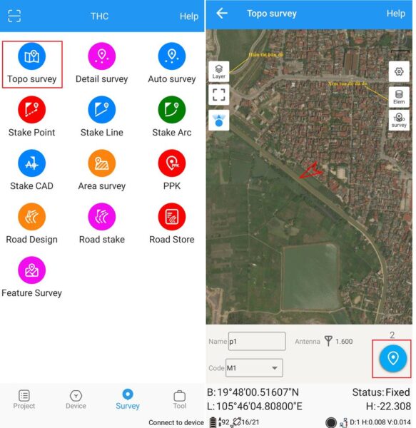 Hướng dẫn sử dụng máy GPS RTK ComNav T300, T300SE, T300 Plus