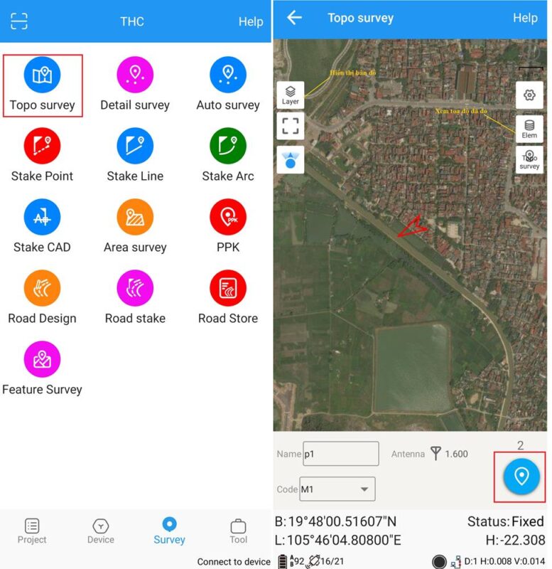 Hướng dẫn sử dụng máy GPS RTK ComNav T300, T300SE, T300 Plus
