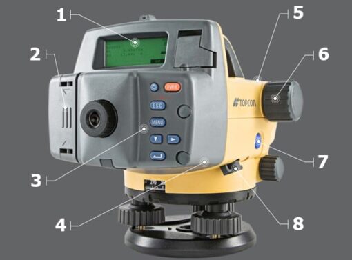 Máy Thủy Bình Điện Tử Topcon DL-500 Series DL-502 DL-503