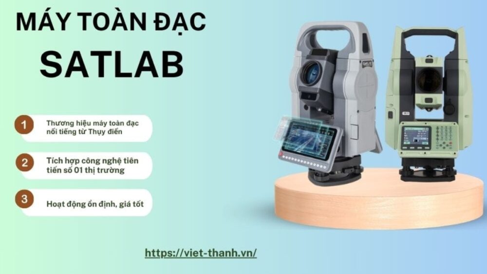 Đánh giá chất lượng máy toàn đạc Satlab SLT12 chi tiết
