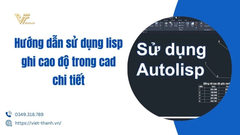Hướng dẫn sử dụng lisp ghi cao độ trong cad chi tiết