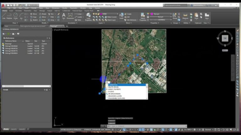 Lisp chuyển file KML và ảnh Google Earth lên AutoCAD đầy đủ
