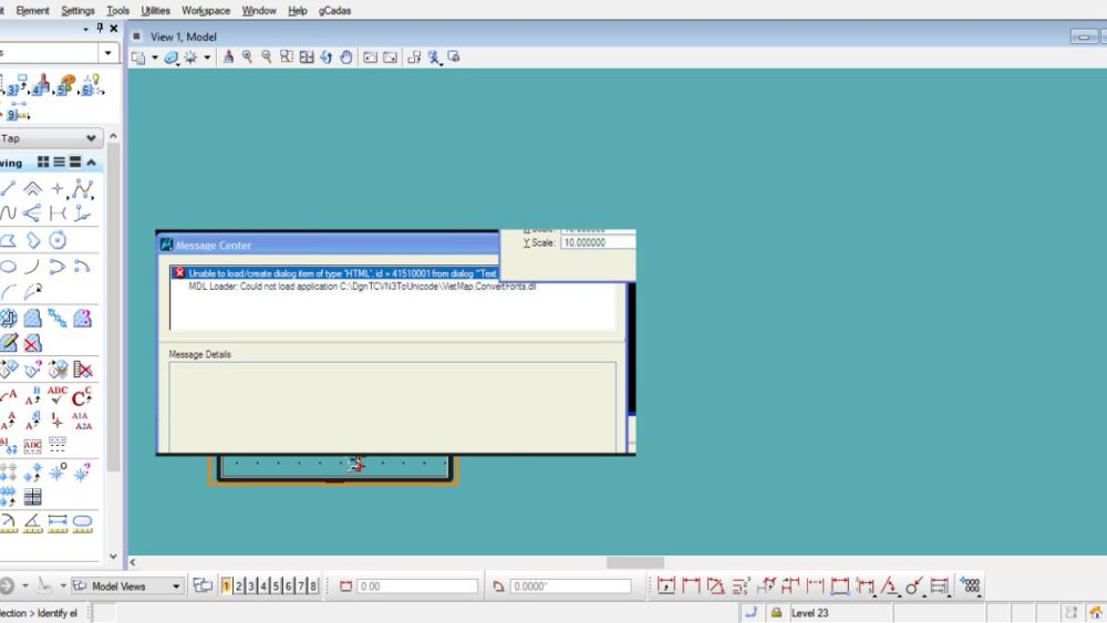 Lỗi Edit Text Trong Microstation V8i Nguyên Nhân