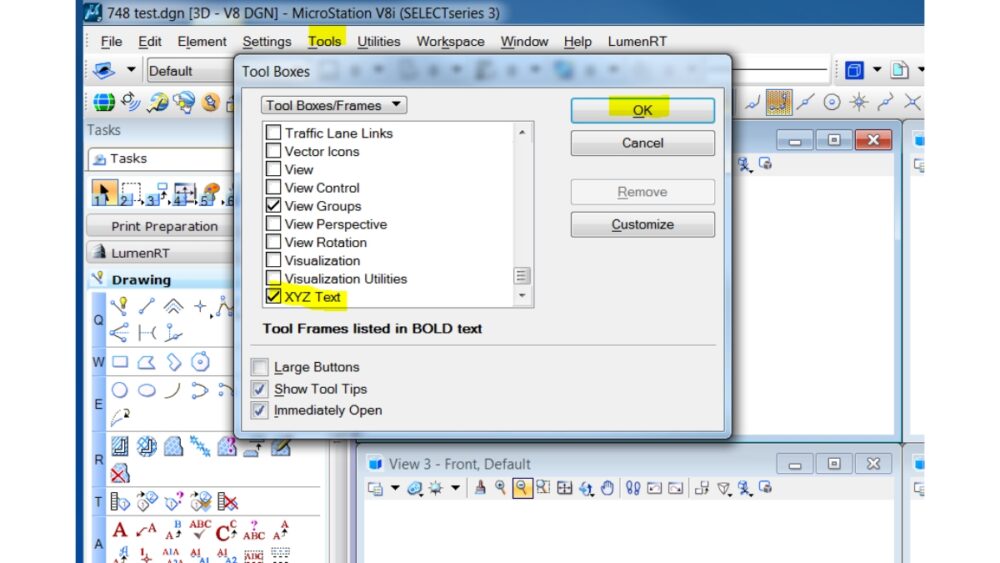 3 phương pháp nhập tọa độ xy trong Microstation V8i