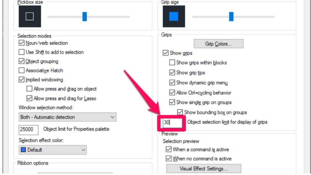 Hướng dẫn cách tắt tính năng highlight trong CAD chi tiết