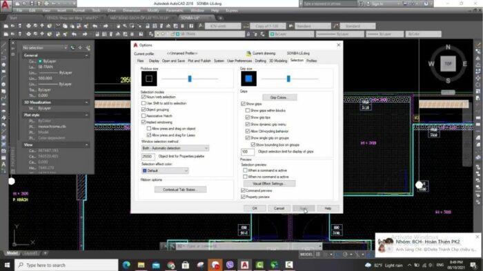 Hướng dẫn cách tắt tính năng highlight trong CAD chi tiết