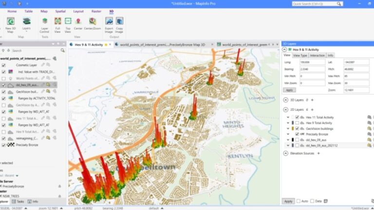 Hướng dẫn biên tập Layout trong Mapinfo chi tiết, dễ hiểu