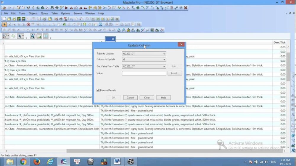 Tính diện tích Mapinfo – Cách thực hiện và ứng dụng