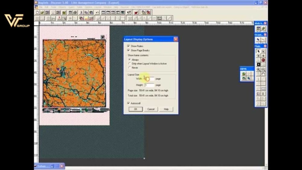 Hướng dẫn cách xuất file mapinfo sang pdf không bị lỗi font