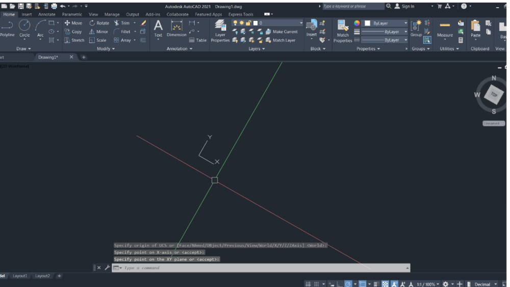 Cố định trục tọa độ trong CAD - Cách khắc phục lỗi